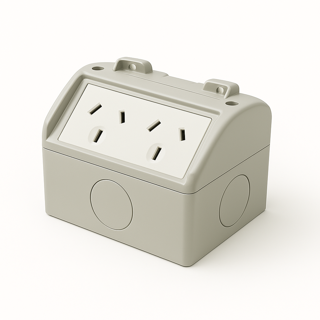 Weatherproof (10A) Double Socket | Durable Outdoor Power